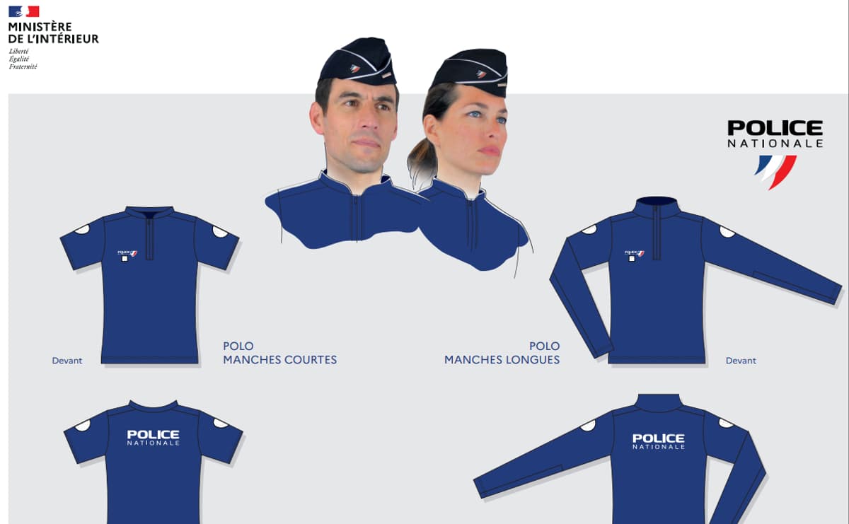 "Polo modernisé" et calot: découvrez le nouvel uniforme des policiers