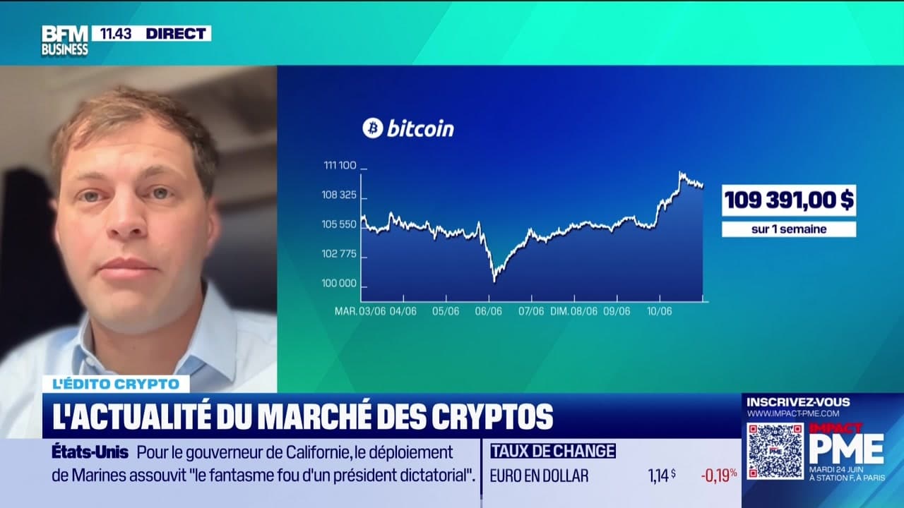 L'édito crypto : Bitcoin, cap sur les 115 000 dollars ! - 10/06