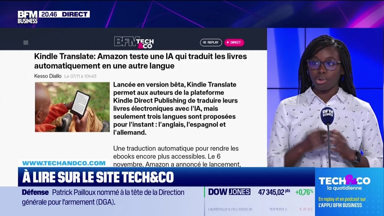 À lire sur le site Tech&Co : Kindle Translate, Amazon teste une IA qui ...