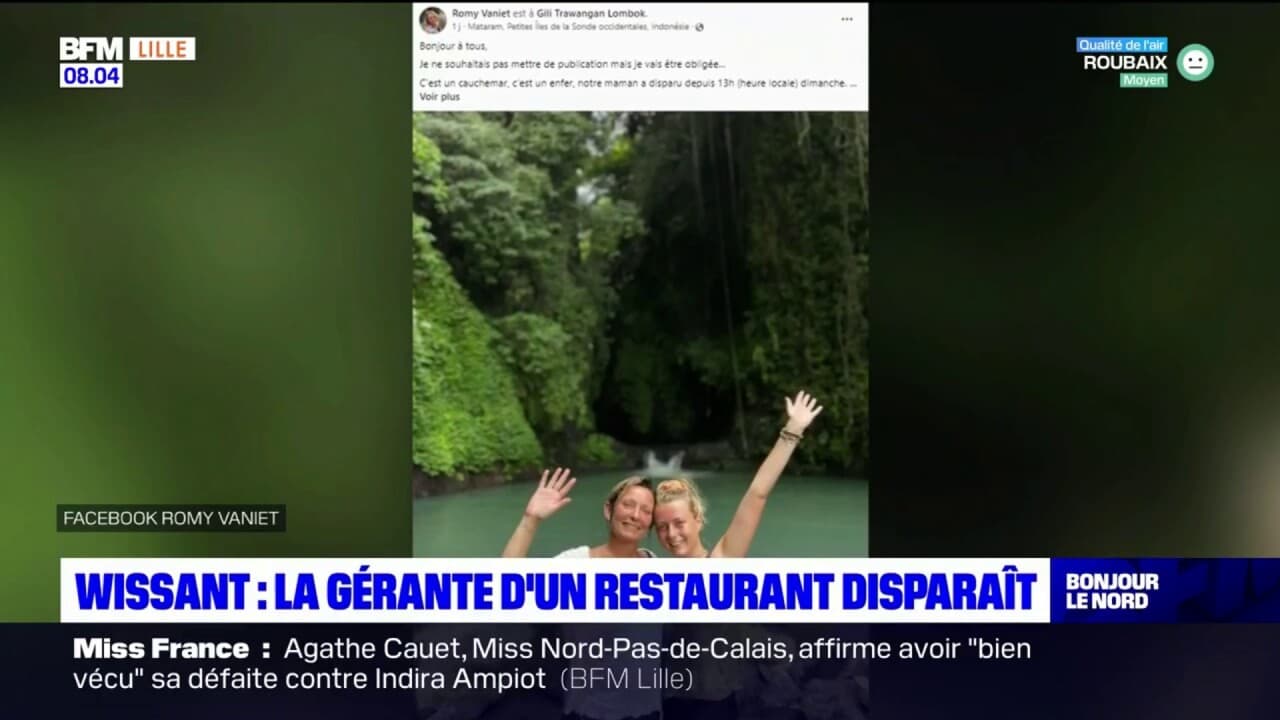Wissant: la gérante d'une restaurant portée disparue en Indonésie