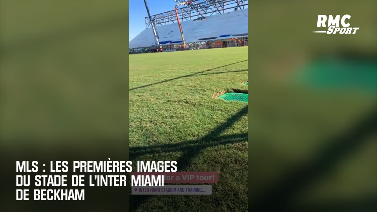 MLS : Les premières images du stade de l'Inter Miami de Beckham