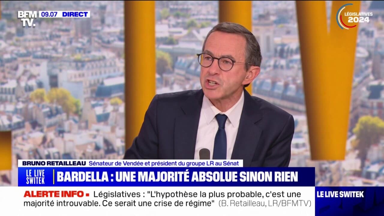 Bruno Retailleau (LR): "Cette logique de blocs est mortifère"