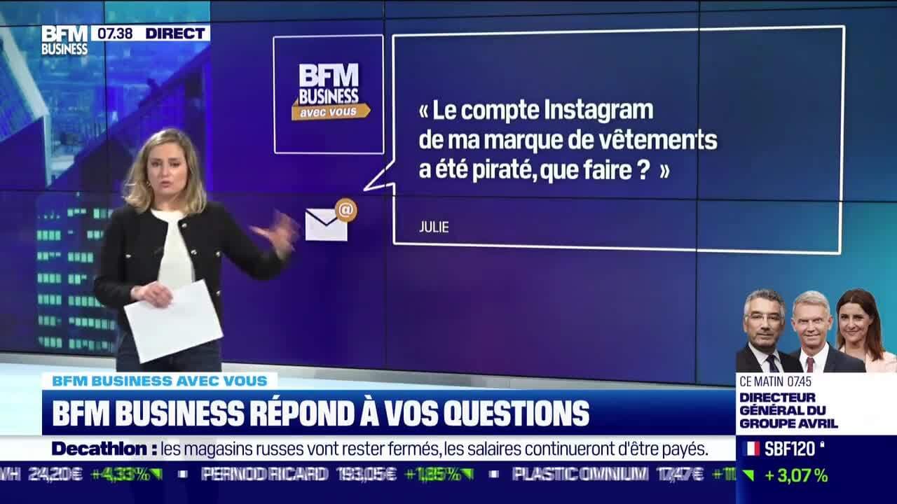 BFM Business avec vous : Que faire si le compte Instagram d'une marque ...