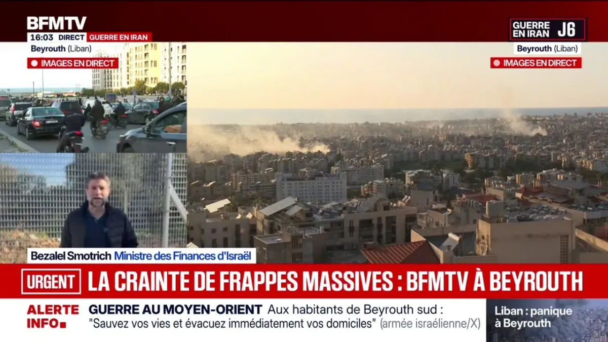 Guerre au Moyen-Orient: le ministre des Finances israélien d'extrême ...
