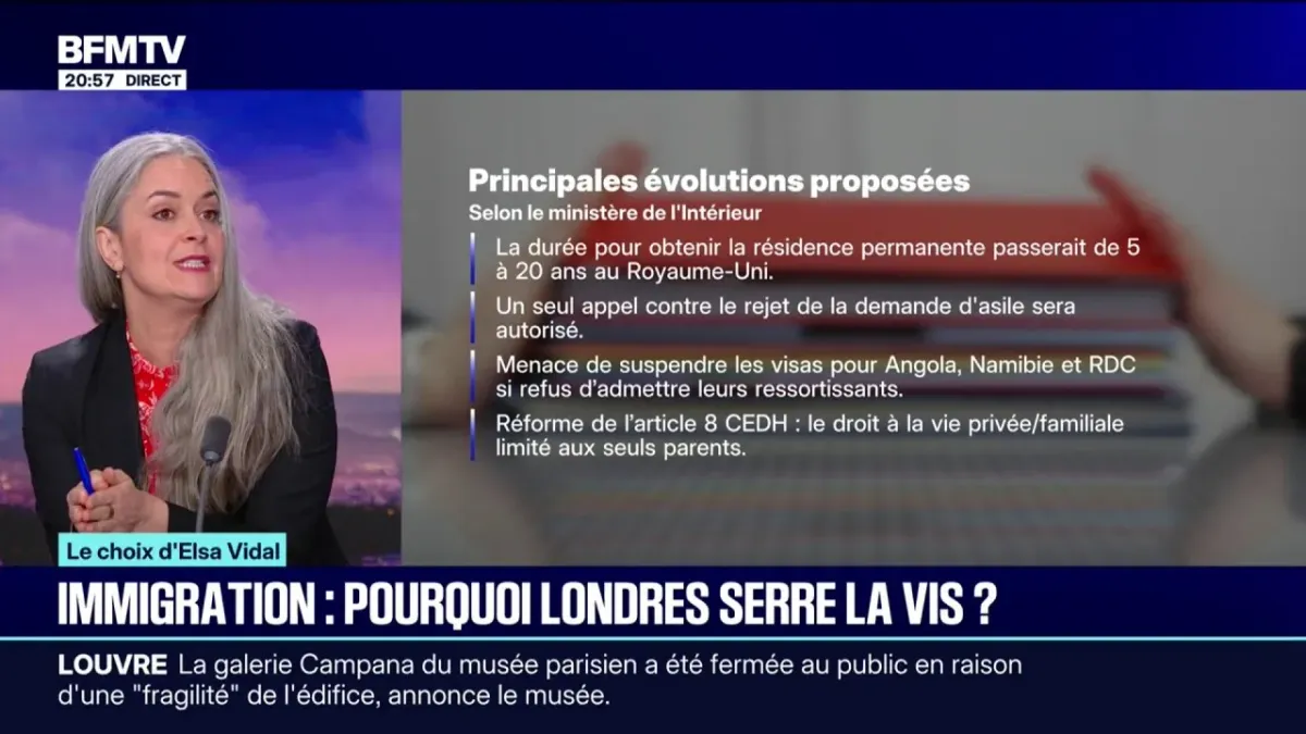 LE CHOIX D'ELSA VIDAL - Immigration: pourquoi Londres serre la vis