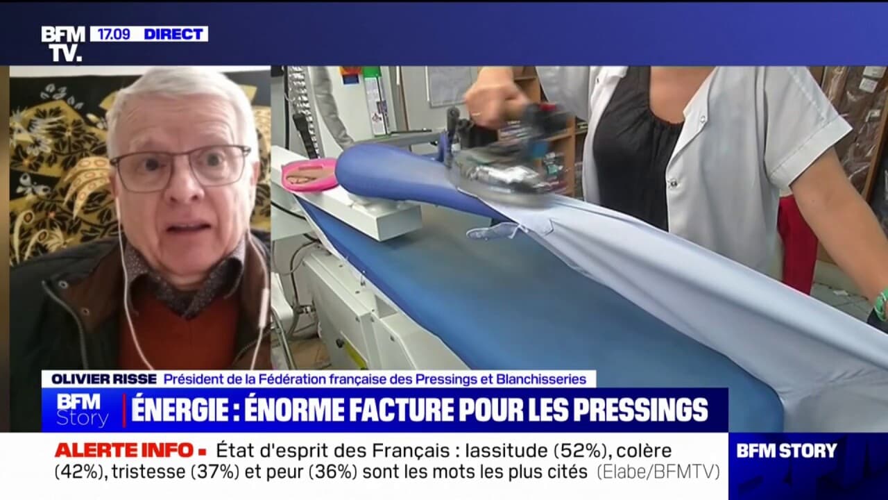Olivier Risse (Fédération des pressings) sur l'énergie: "La meilleure ...