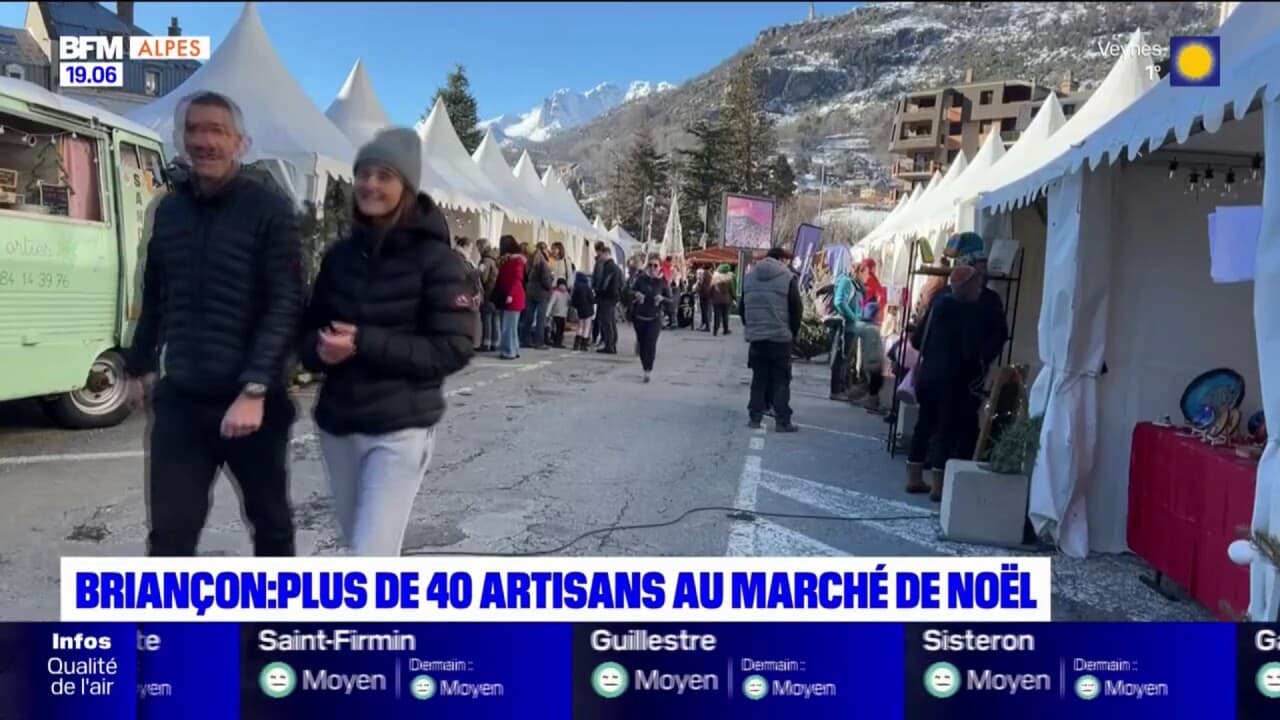 Briançon: plus de 40 artisans au marché de Noël