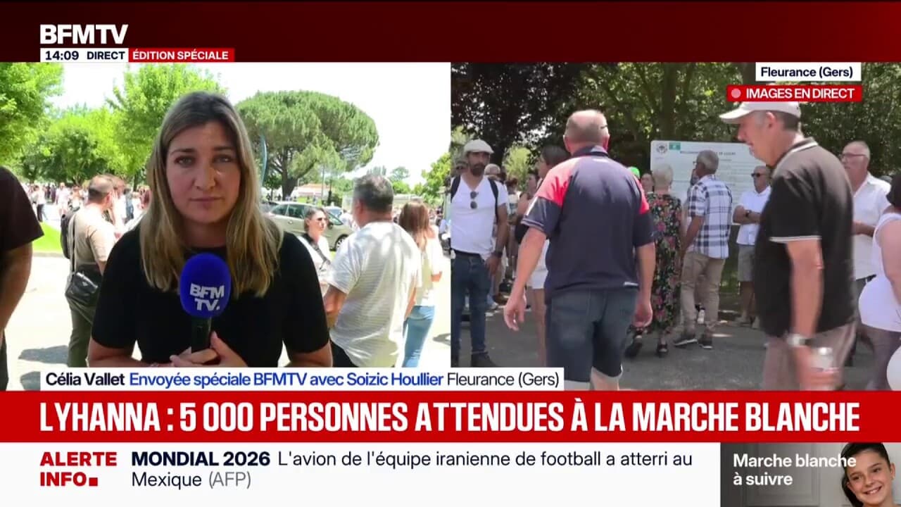 Marche blanche pour Lyhanna: des participants émus et choqués