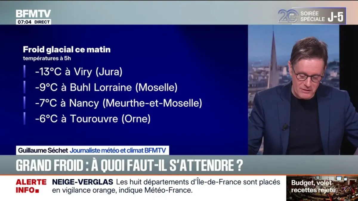 Grand froid: à quoi faut-il s'attendre ce samedi, journée la plus ...