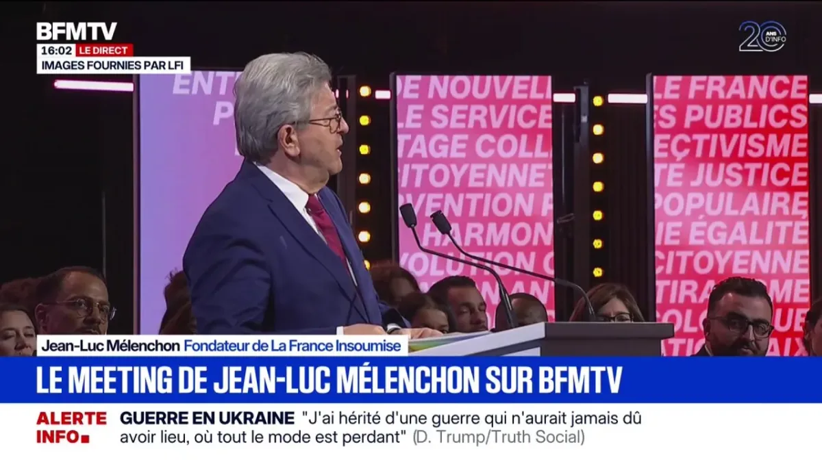 Jean-Luc Mélenchon (LFI): "Nous ne serons jamais ceux qui viennent dans ...