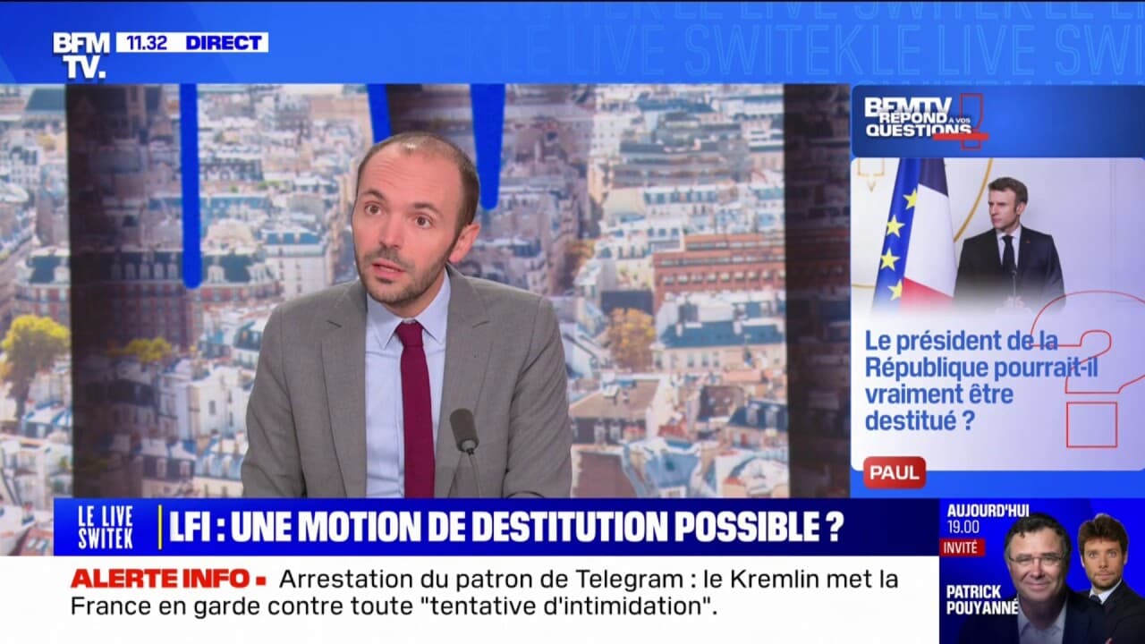 Le président de la République pourrait-il vraiment être destitué? BFMTV ...