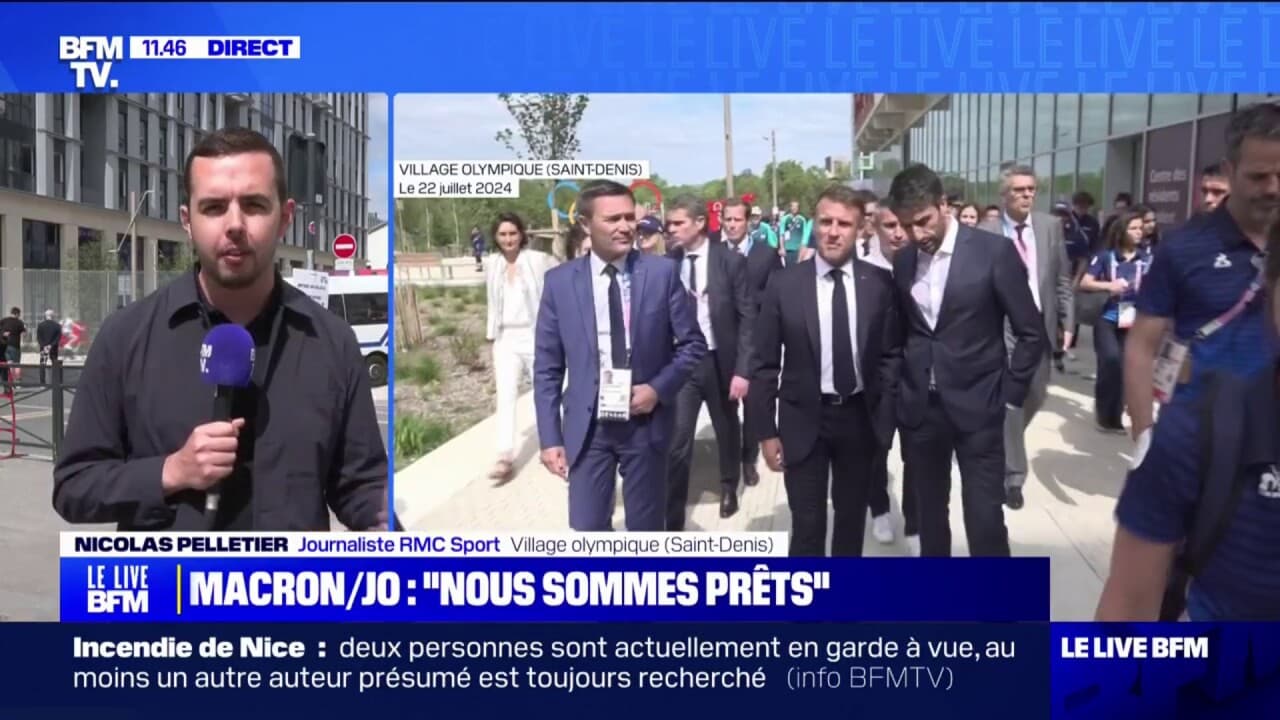 Dernier relayeur de la flamme, installation des athlètes...Les ... Dernier relayeur de la flamme, installation des athlètes...Les ...