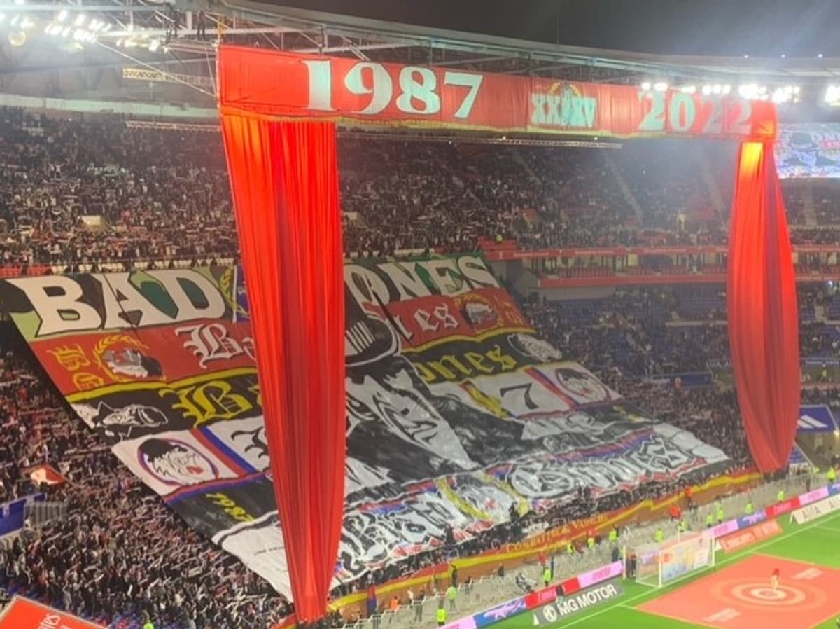 OL-Nice: les images impressionnantes des tifos des Bad Gones pour leurs ...