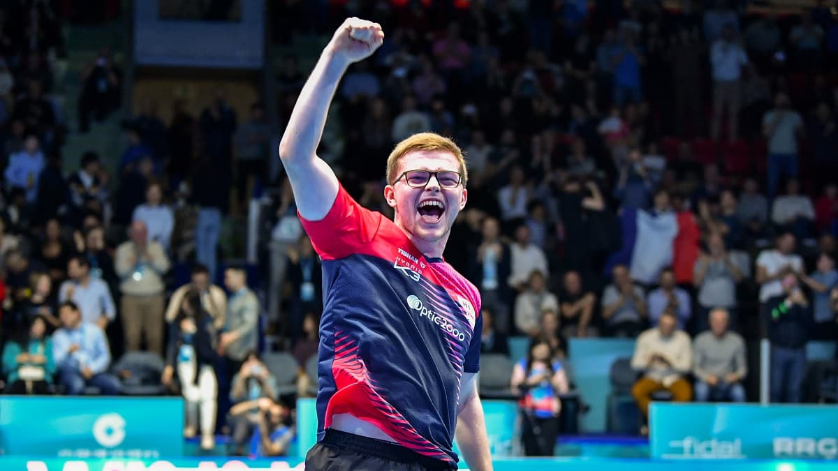 Tennis de table: comment Alexis Lebrun s'est blessé à la main