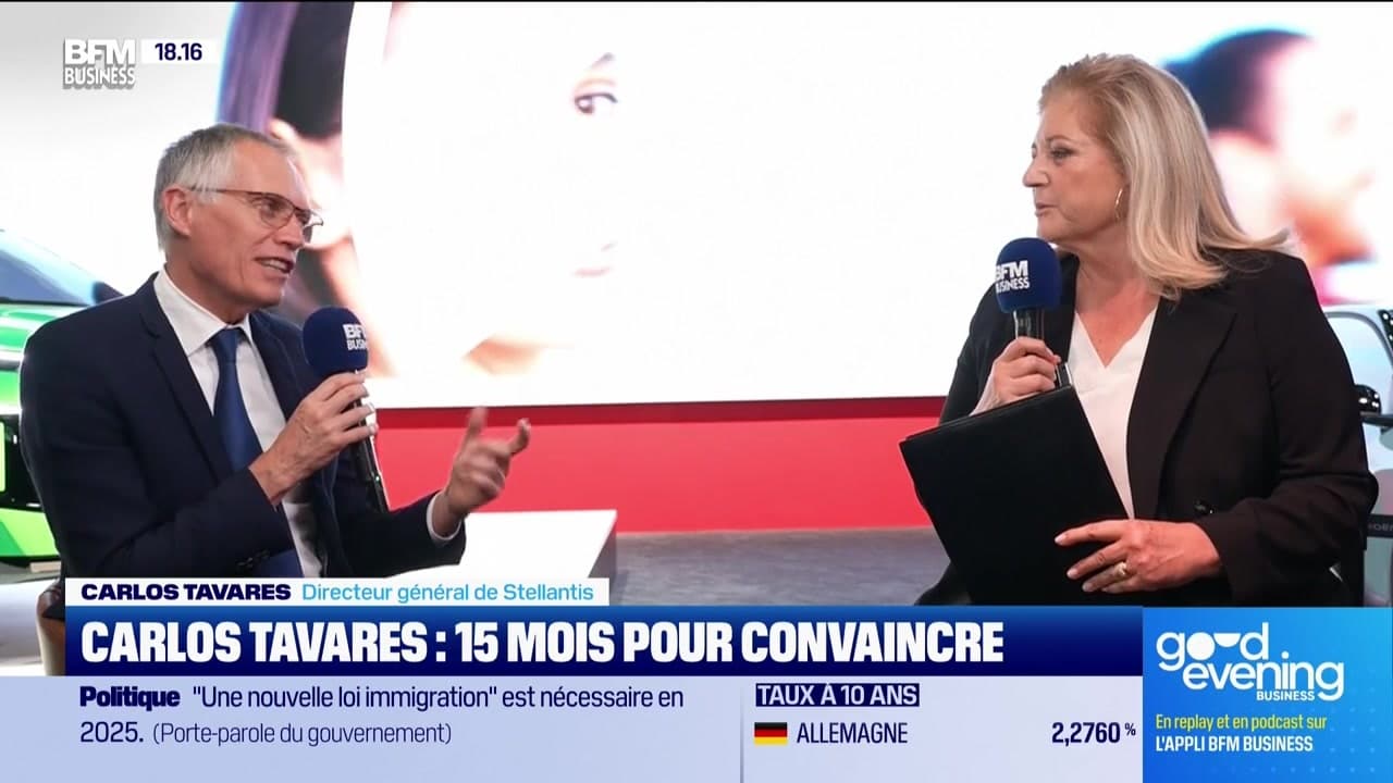 Carlos Tavares (Stellantis) : Stellantis présente ses nouveautés - 14/10