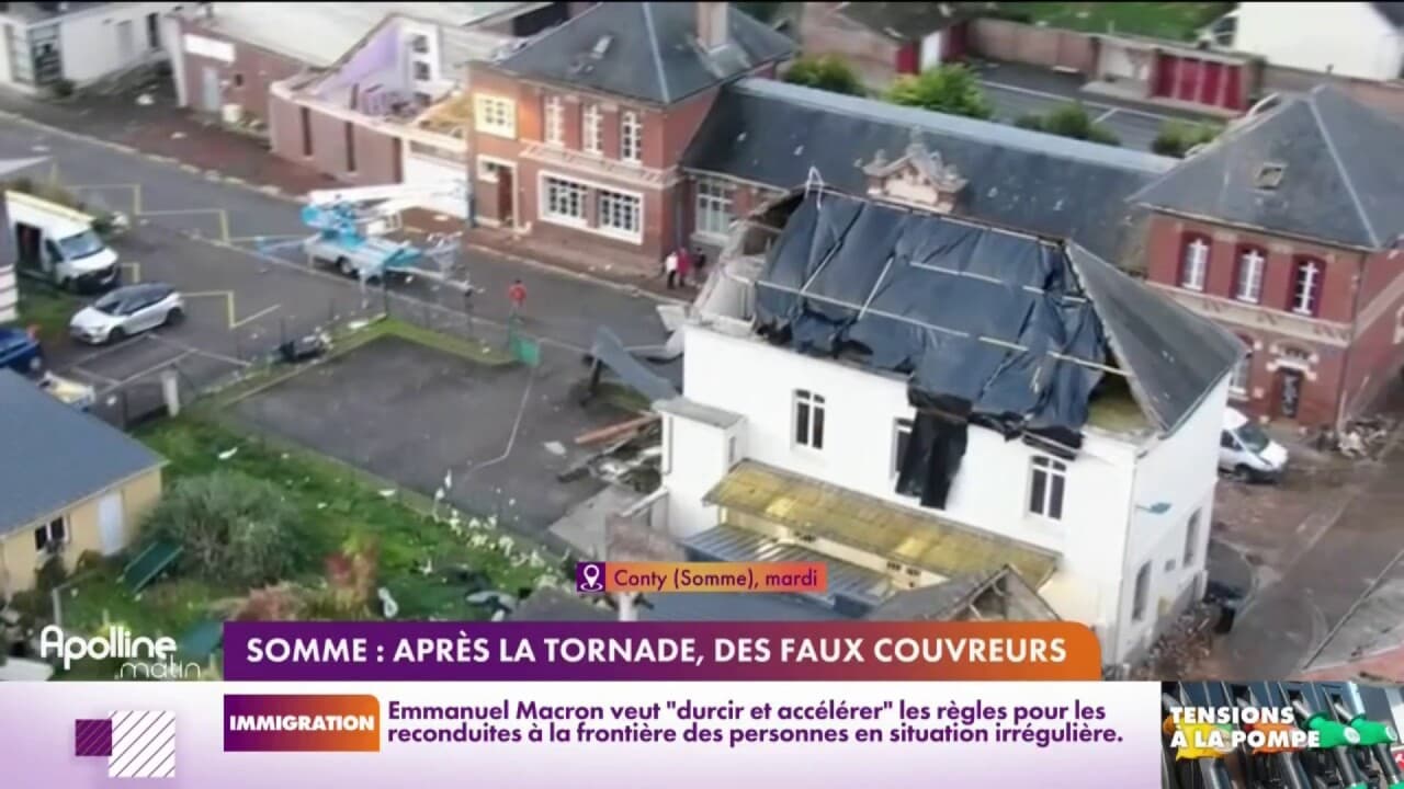 Somme: après la tornade, des faux couvreurs