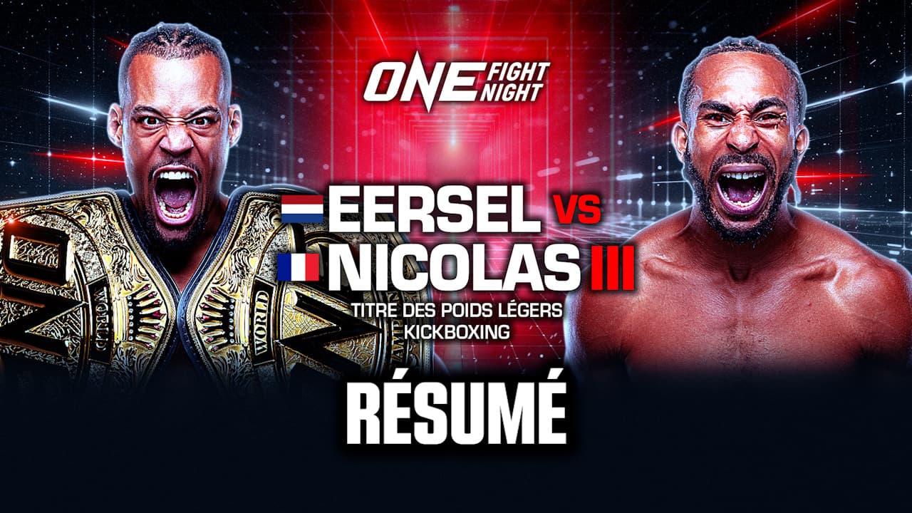 Résumé One (kickboxing) : le Français Alexis Nicolas a-t-il récupéré sa ...