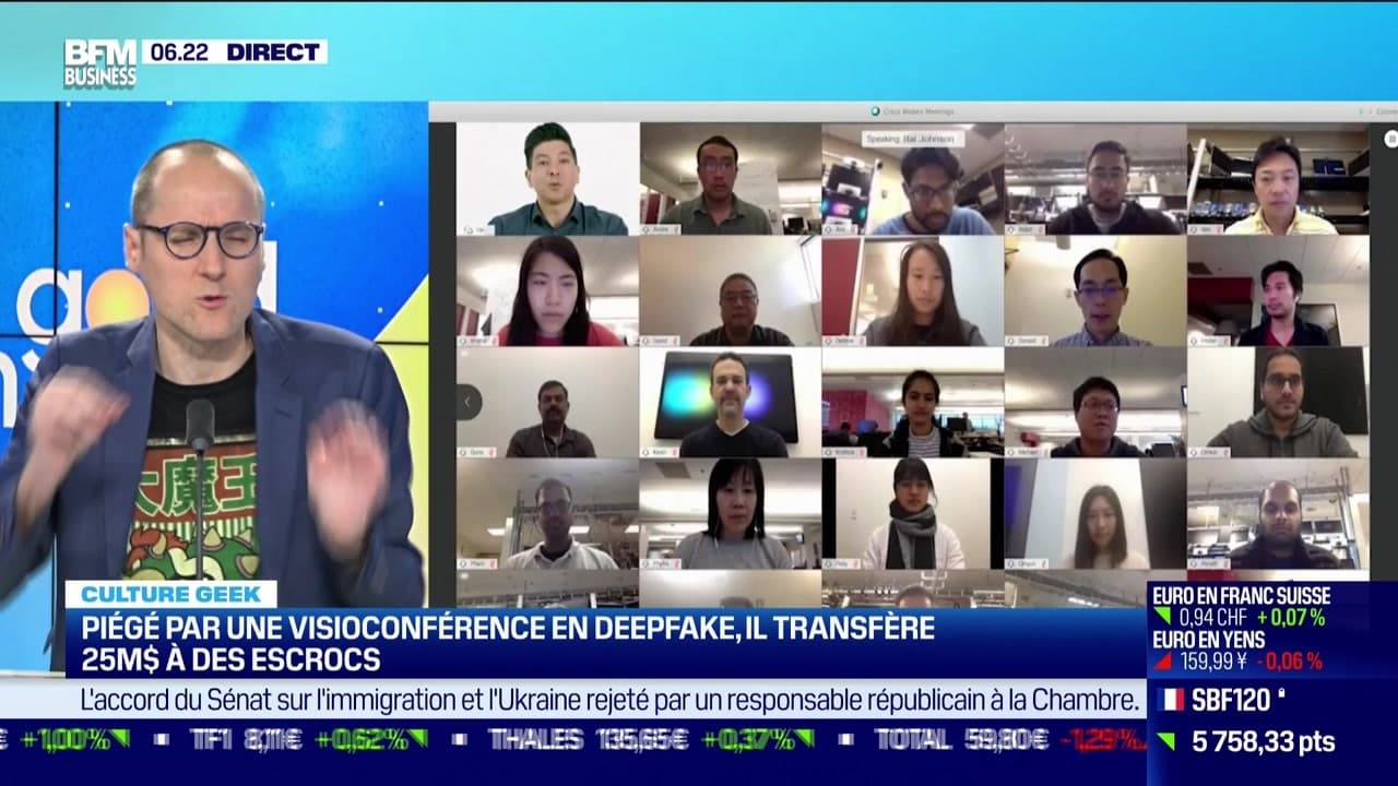 Culture Geek : Piégé par une visioconférence en deepfake, il transfère 25 millions de dollars à ...