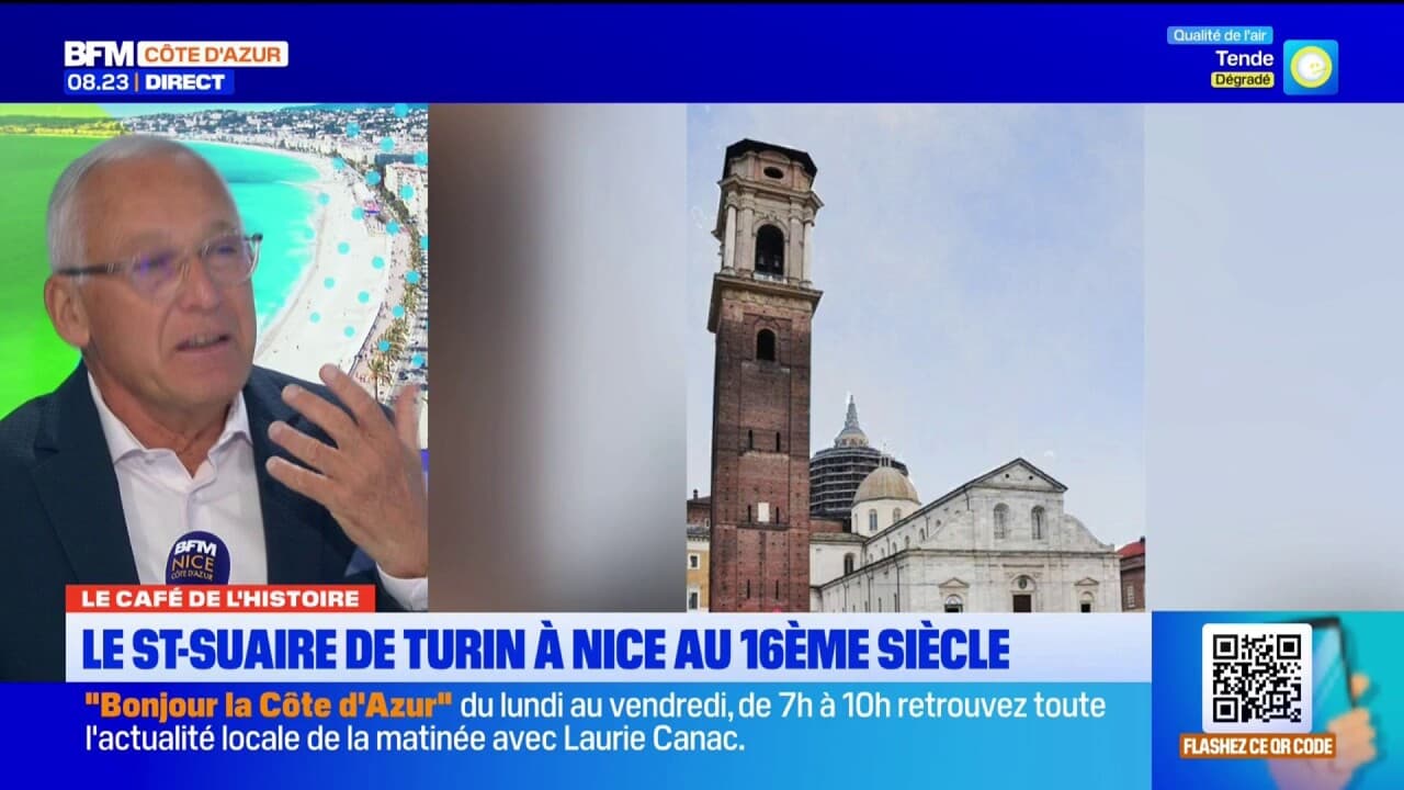 Le Saint-Suaire de Turin à Nic au XVIe dans le café de l'histoire