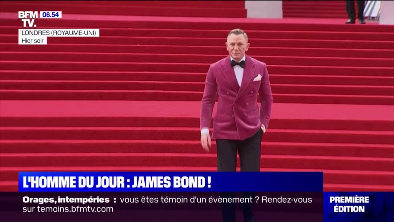 Dernier tapis rouge de Daniel Craig en tant que James Bond pour l'avant ...