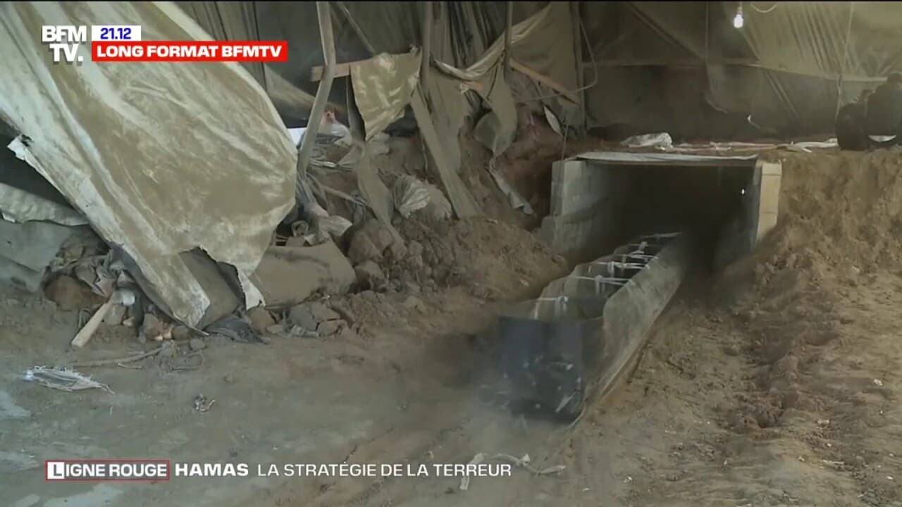 LIGNE ROUGE - L'impressionnant réseau de tunnels de Gaza utilisés pour ...