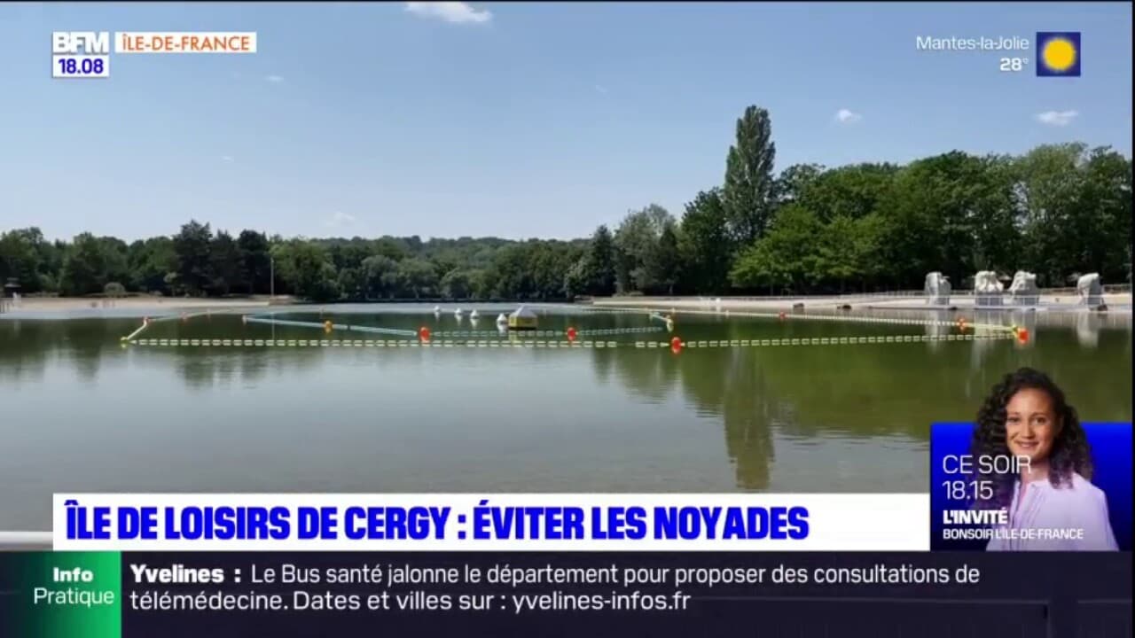 Val-d'Oise: de nouvelles mesures pour éviter les noyades à l'île de loisirs de Cergy