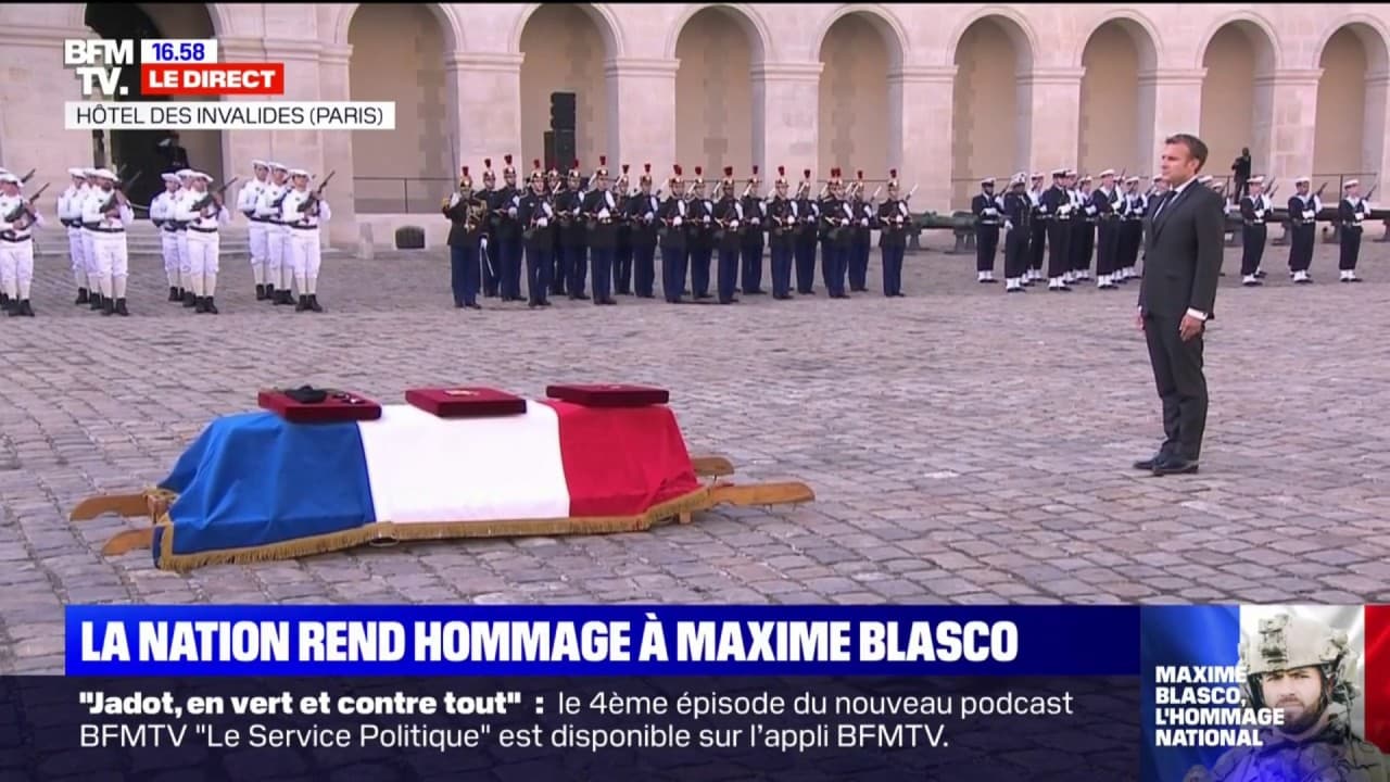 La sonnerie aux morts retentit en hommage à Maxime Blasco La sonnerie aux morts retentit en hommage à Maxime Blasco