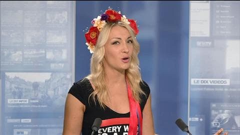 Inna Shevchenko :"Les Femen ont été violemment agressées par des ...