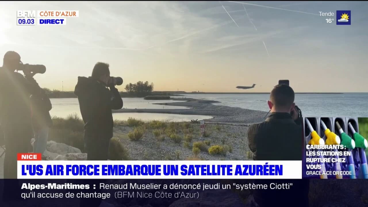 Nice: un C5 Galaxy de l'USAF a atterri ce vendredi matin