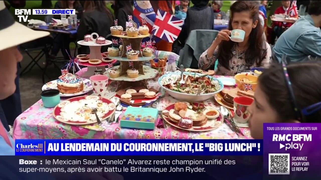 Gâteaux, quiches, biscuits, le "big lunch" bat son plein au lendemain ...
