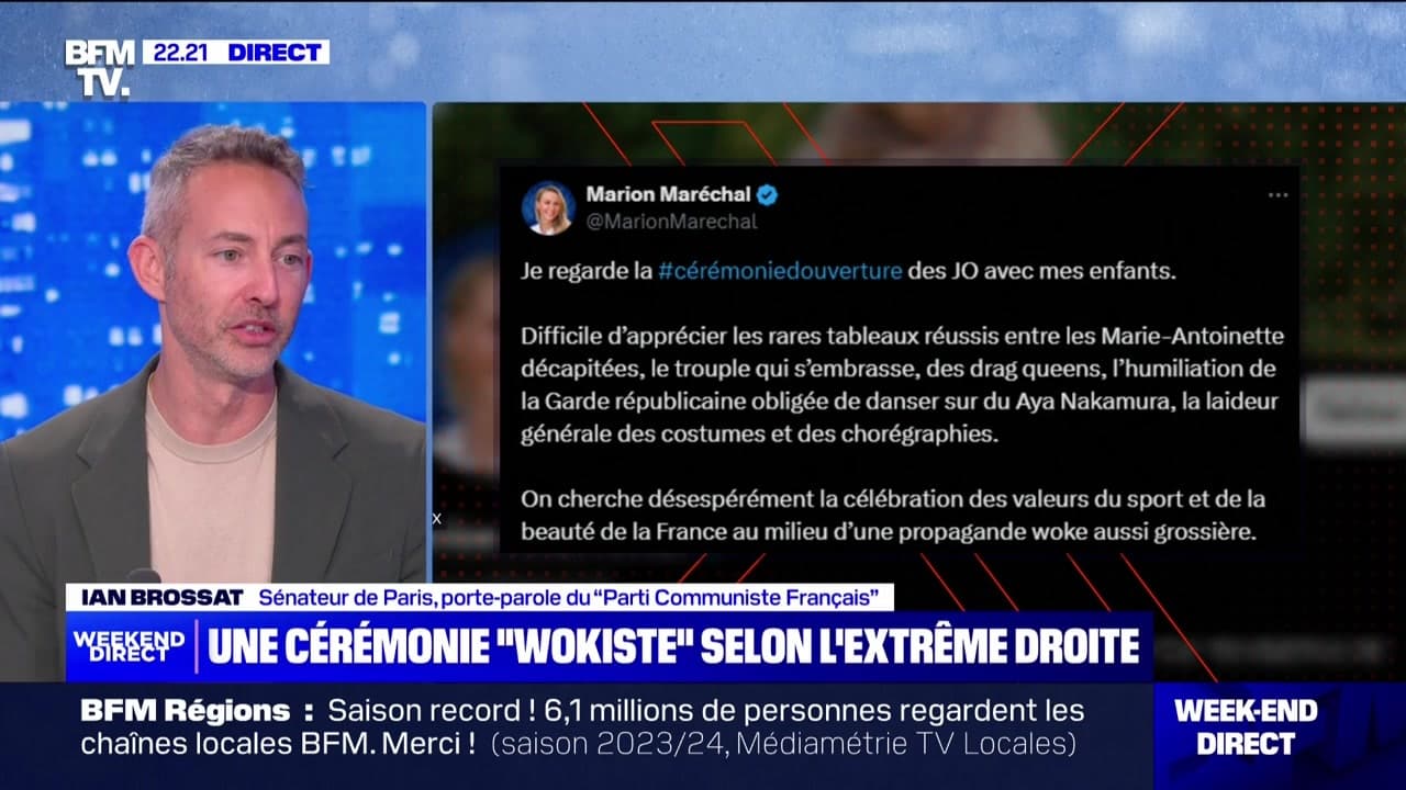 Une cérémonie "wokiste" selon l'extrême droite - 27/07