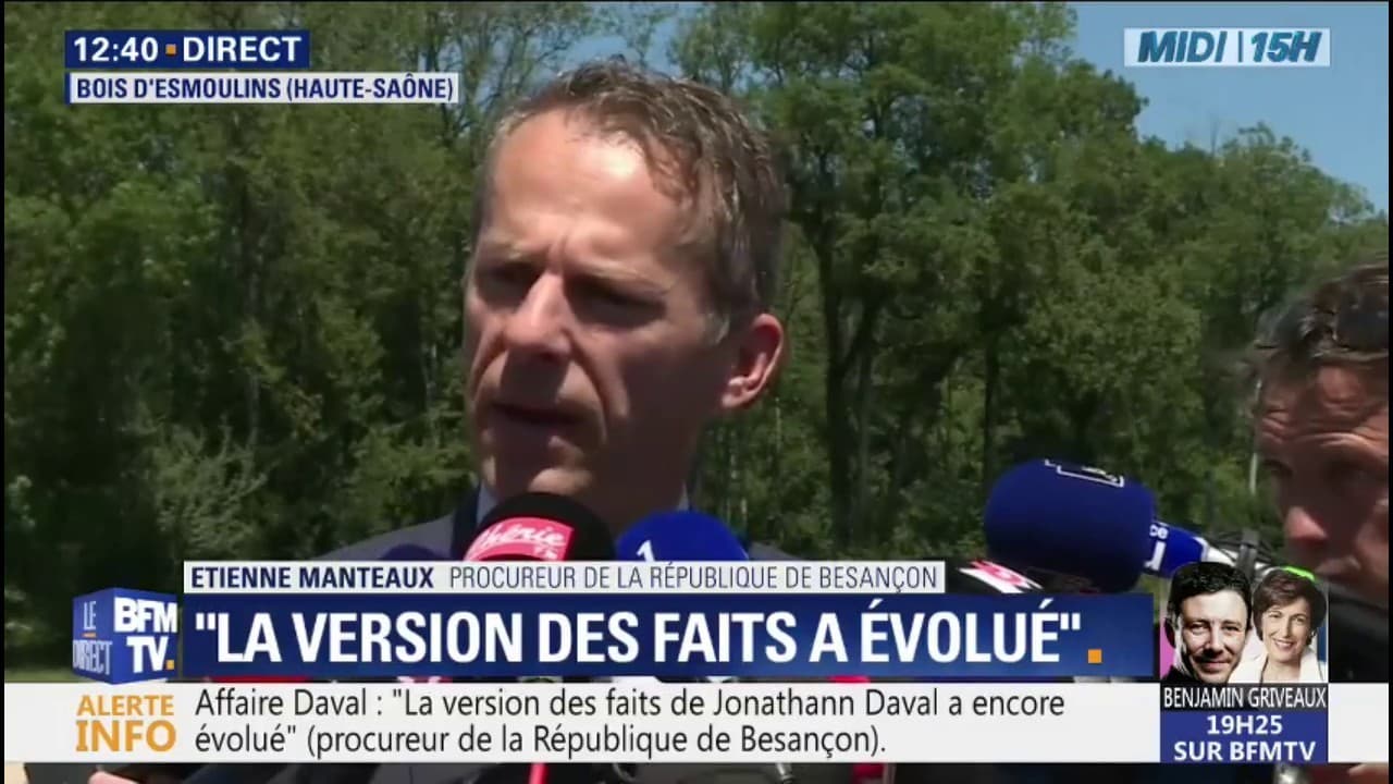 "La version des faits a évolué.": Le procureur chargé l'affaire Daval ...