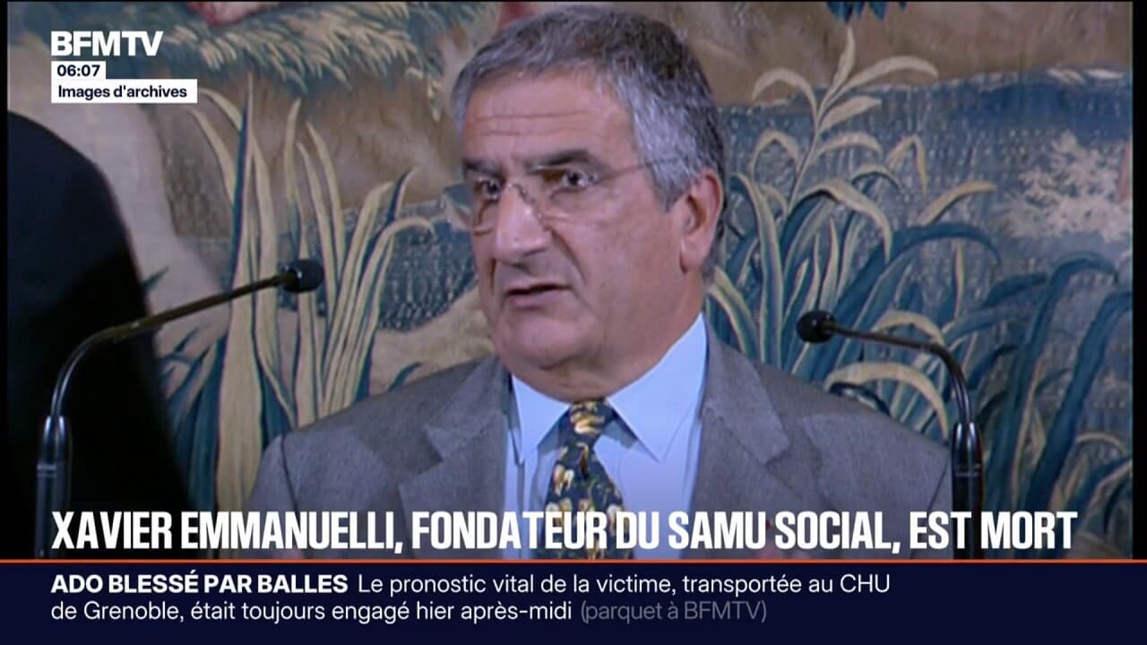 Xavier Emmanuelli, fondateur du Samu social et cofondateur de Médecins ...