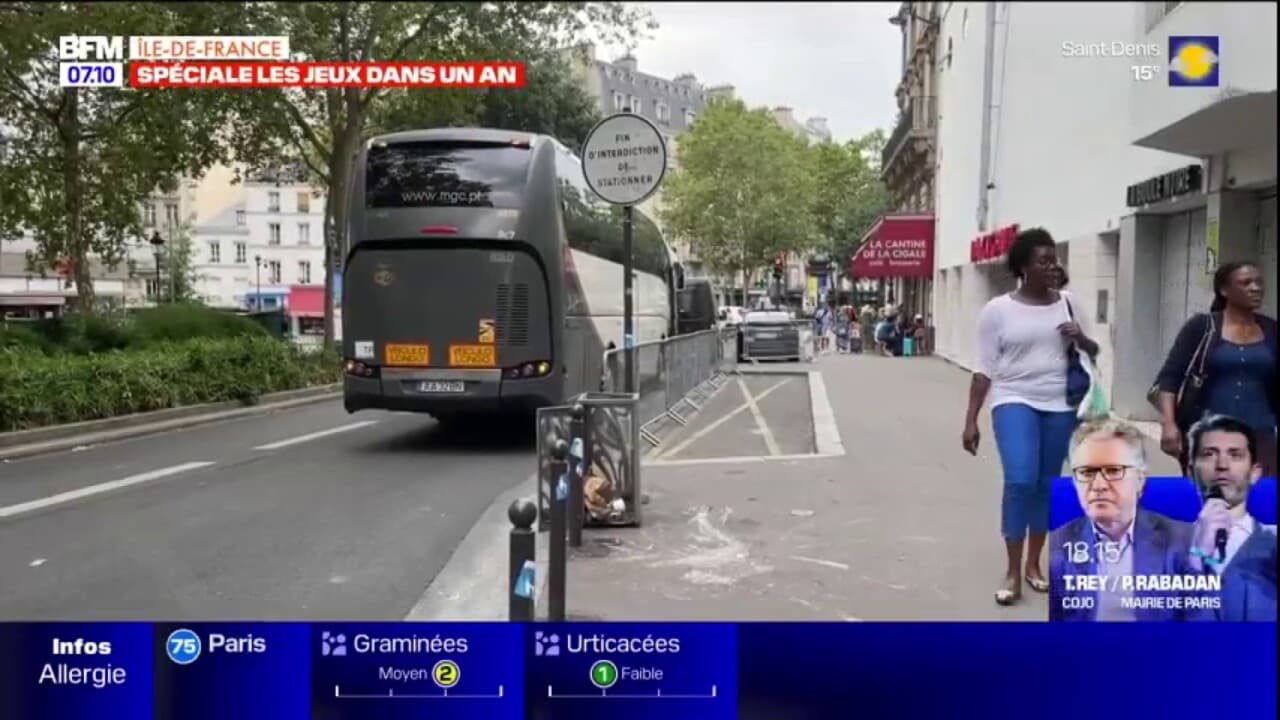 Paris: les bus de tourisme suscitent l'exaspération