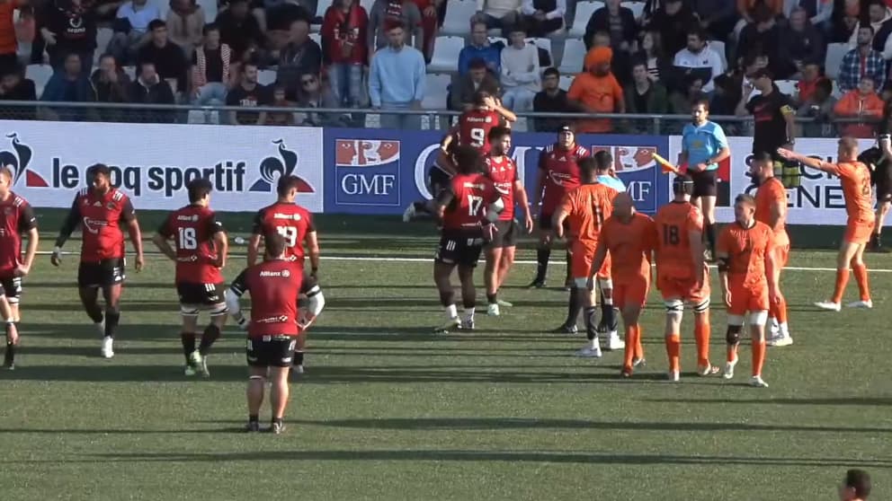 Rugby: le Stade Niçois promu en Pro D2 après sa victoire contre Narbonne
