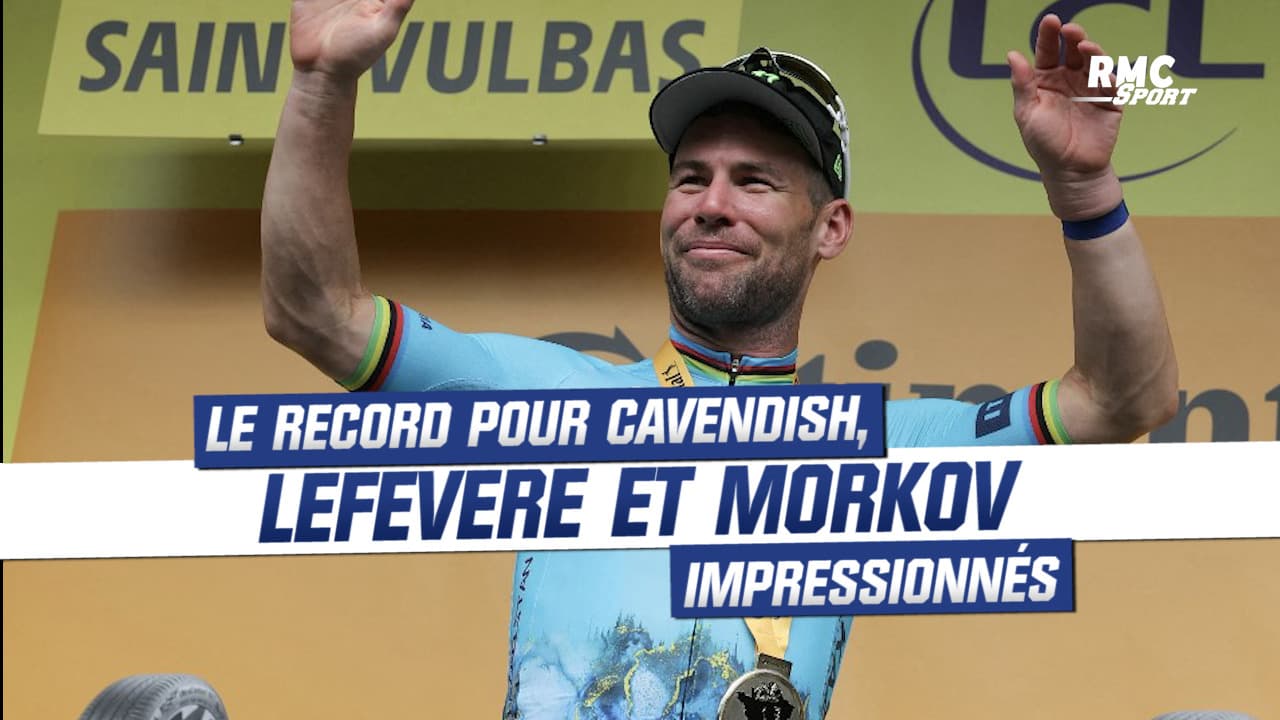 Tour de France : Cavendish bat le record de Merckx, Lefevere et Morkov ...
