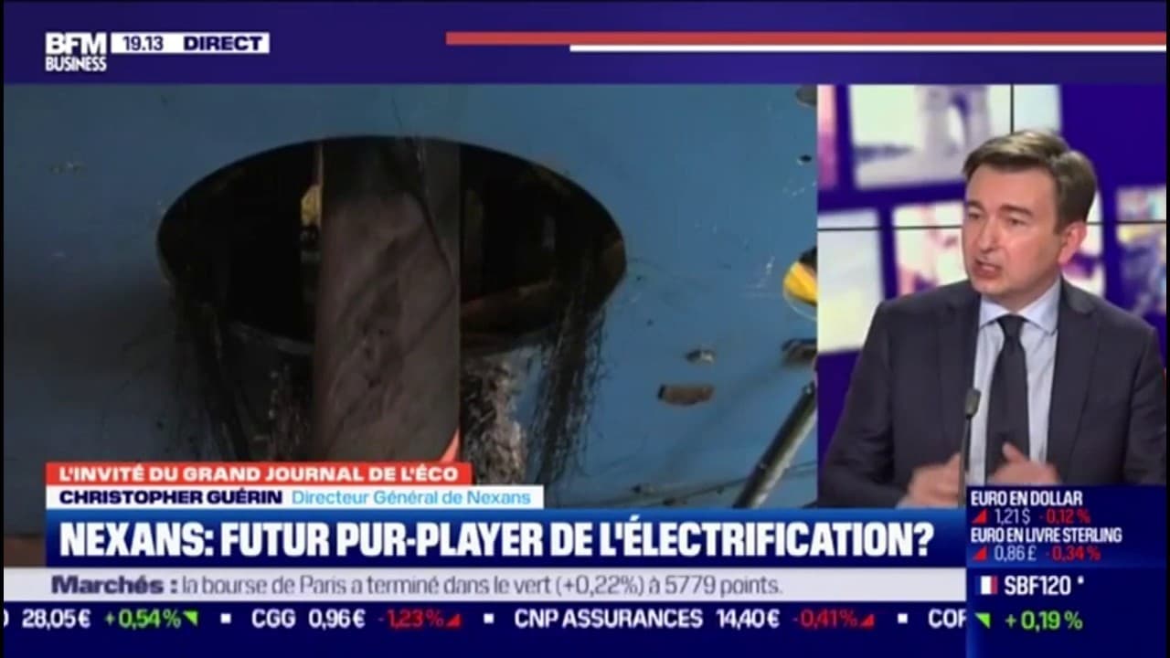 Christopher Guérin (Nexans): "nous allons recentrer 20% de l'activité ...