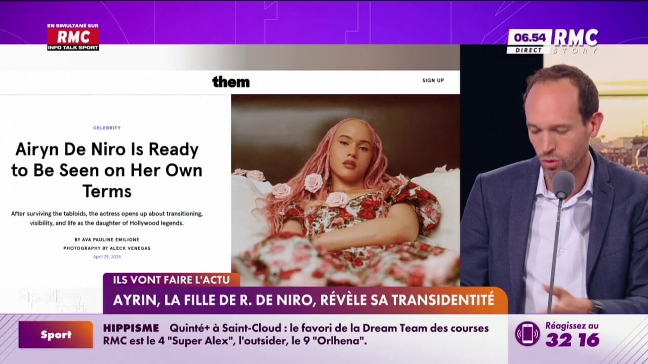 Ayrin, la fille de Robert de Niro, révèle sa transidentité