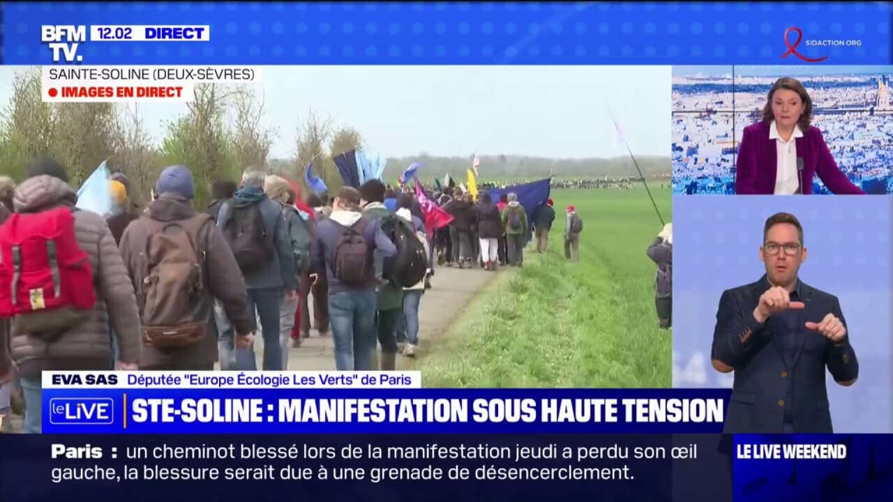 Sainte-Soline: l'utilisation des méga-bassines "c'est une fuite en ...