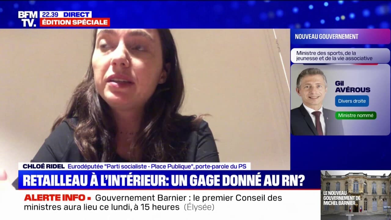 Chloé Ridel (PS), à propos du ministre de l’Intérieur, Bruno Retailleau ...