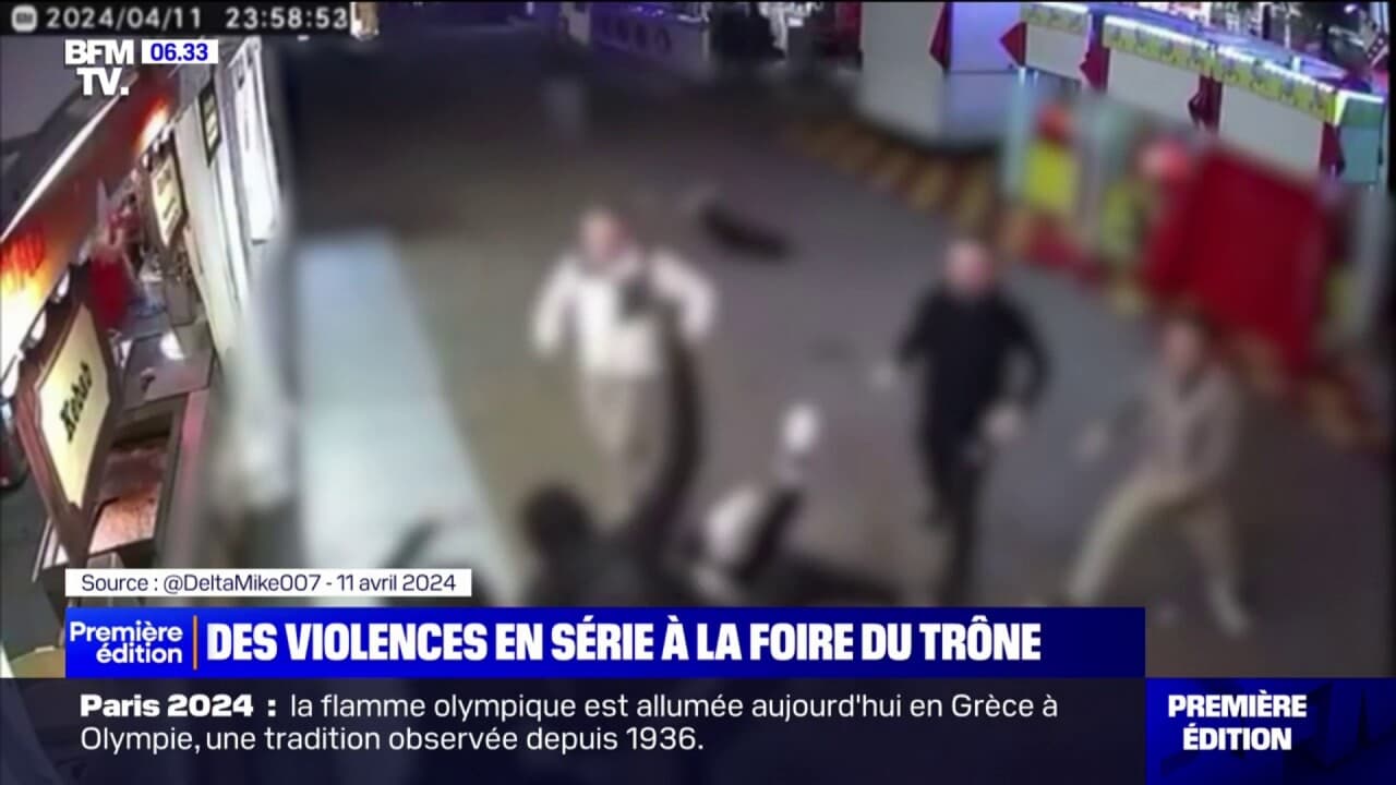 Paris: les bagarres se multiplient à la Foire du Trône