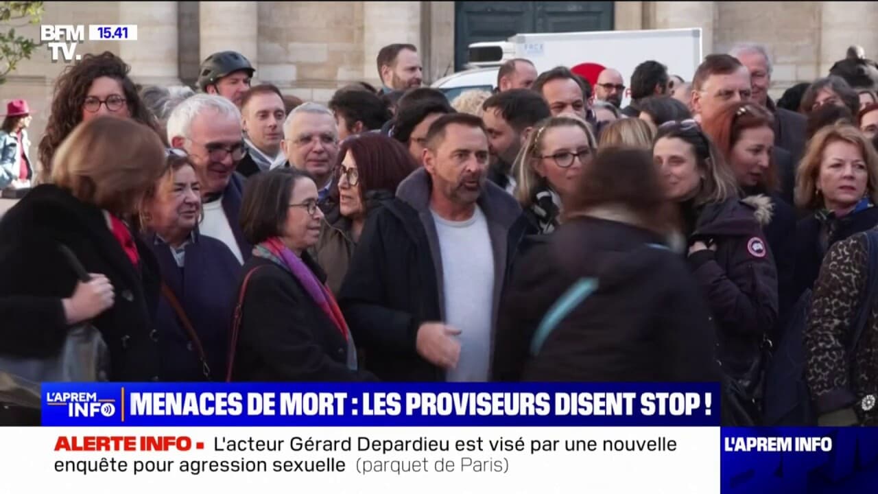 "Les menaces de mort, ce n'est pas acceptable": le ras-le-bol des proviseurs face aux violences