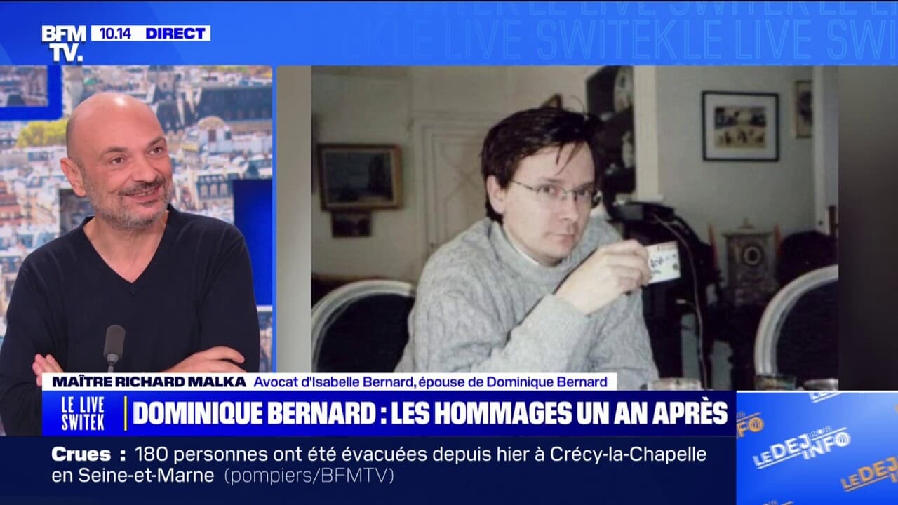 La famille de Dominique Bernard veut "faire vivre les valeurs" de l ...