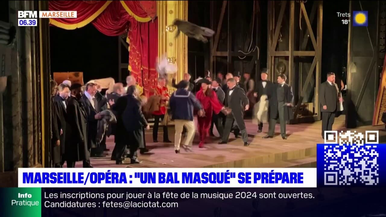 Marseille: le "Bal masqué" de Verdi joué à l'opéra pendant quatre jours ...