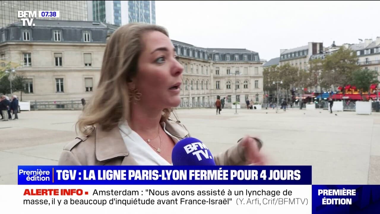 "C'est un peu la cata": la ligne TGV Paris-Lyon fermée pendant 4 jours