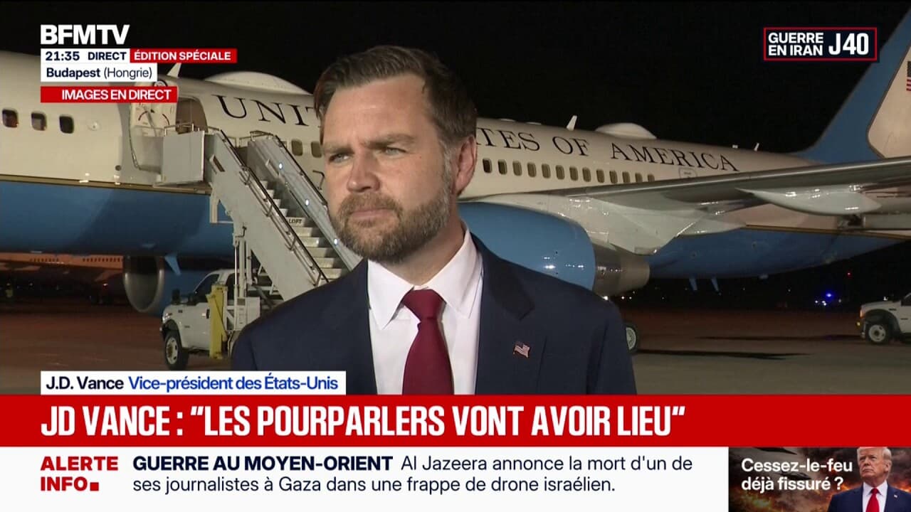 Cessez-le-feu en Iran: "Les pourparlers vont avoir lieu", annonce J.D ...