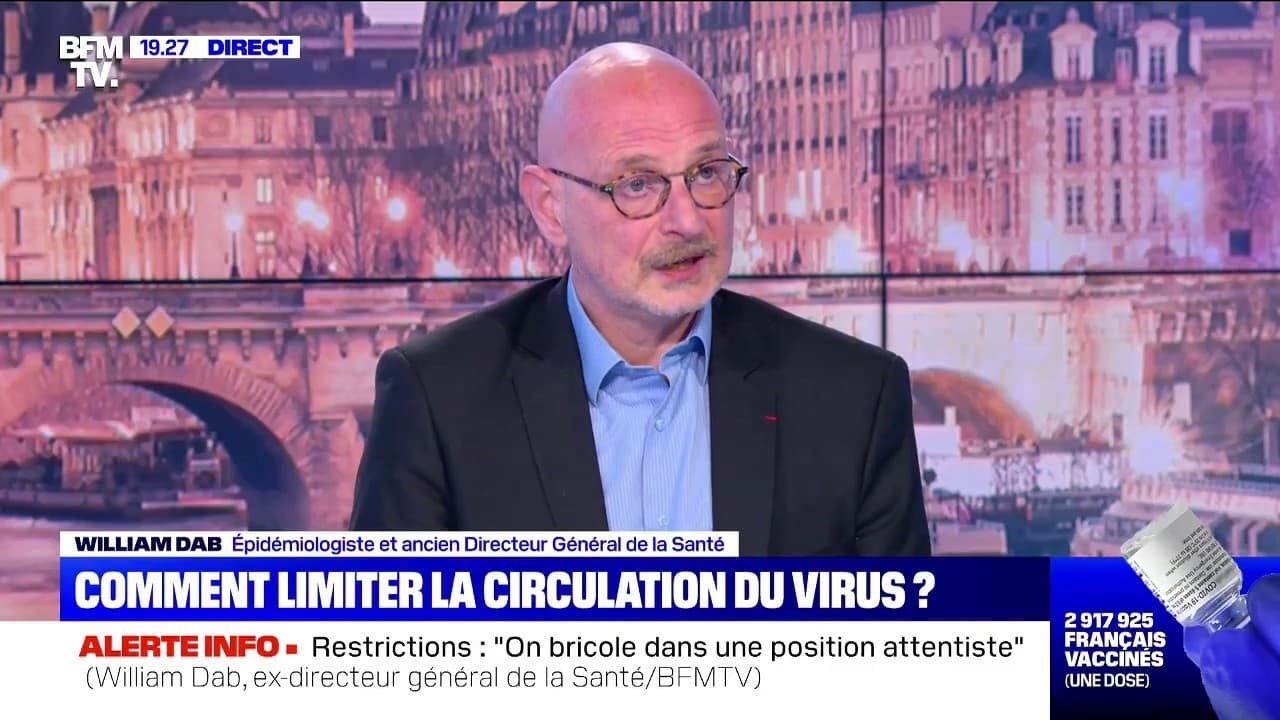 William Dab, ancien DG de la Santé, confirme qu'il faut une immunité ...