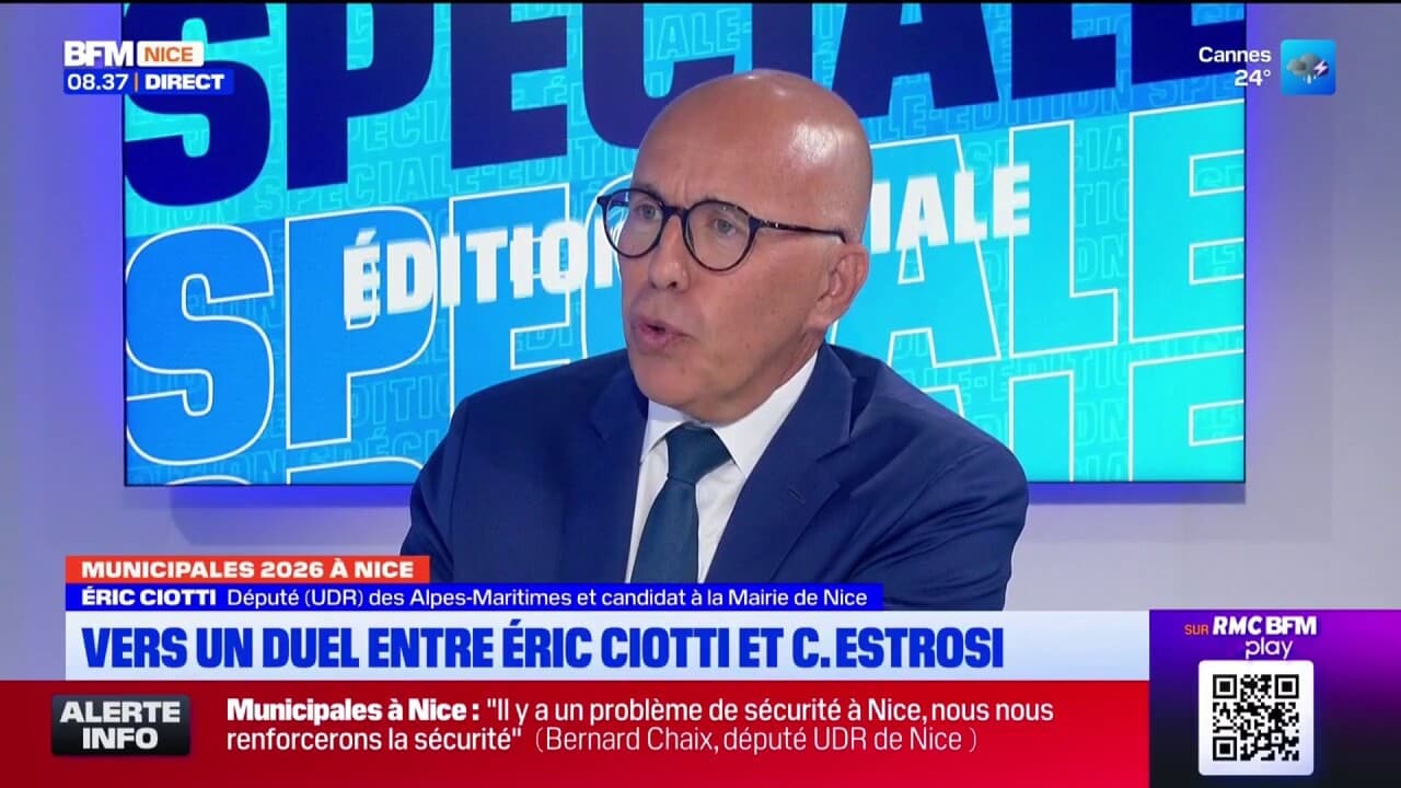 Municipales 2026 à Nice: vers un duel entre Éric Ciotti et Christian ...