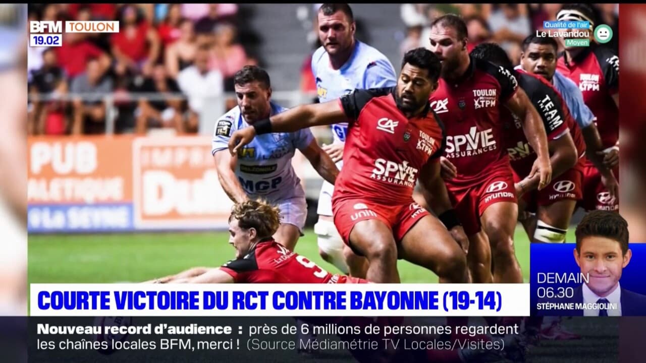 RCT: retour sur la victoire contre Bayonne