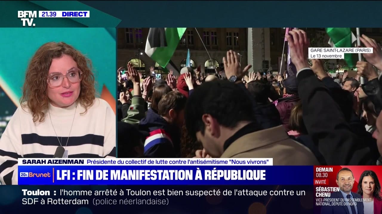 LFI : fin de manifestation à République - 13/11